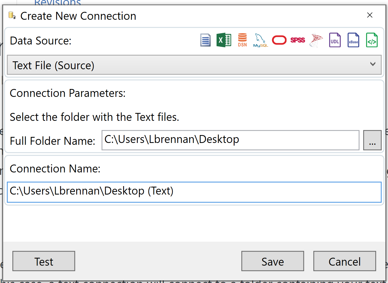 Create a Connection in Construct – EAB Rapid Insight