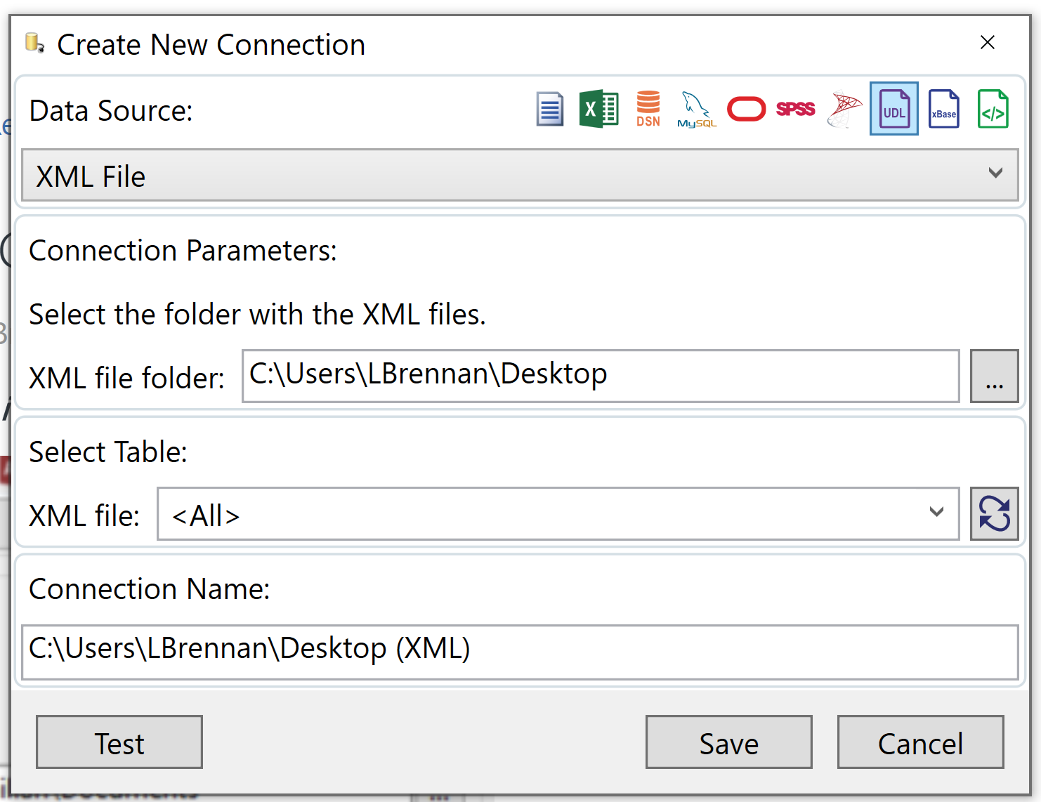 Create a Connection in Construct – EAB Rapid Insight
