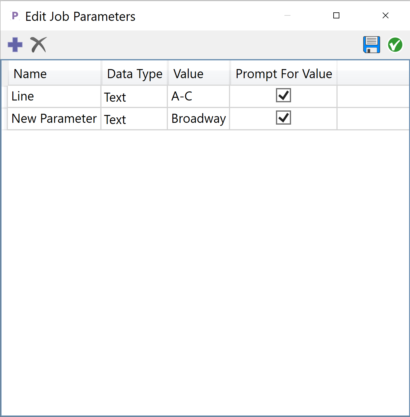 Job Tab – EAB Rapid Insight