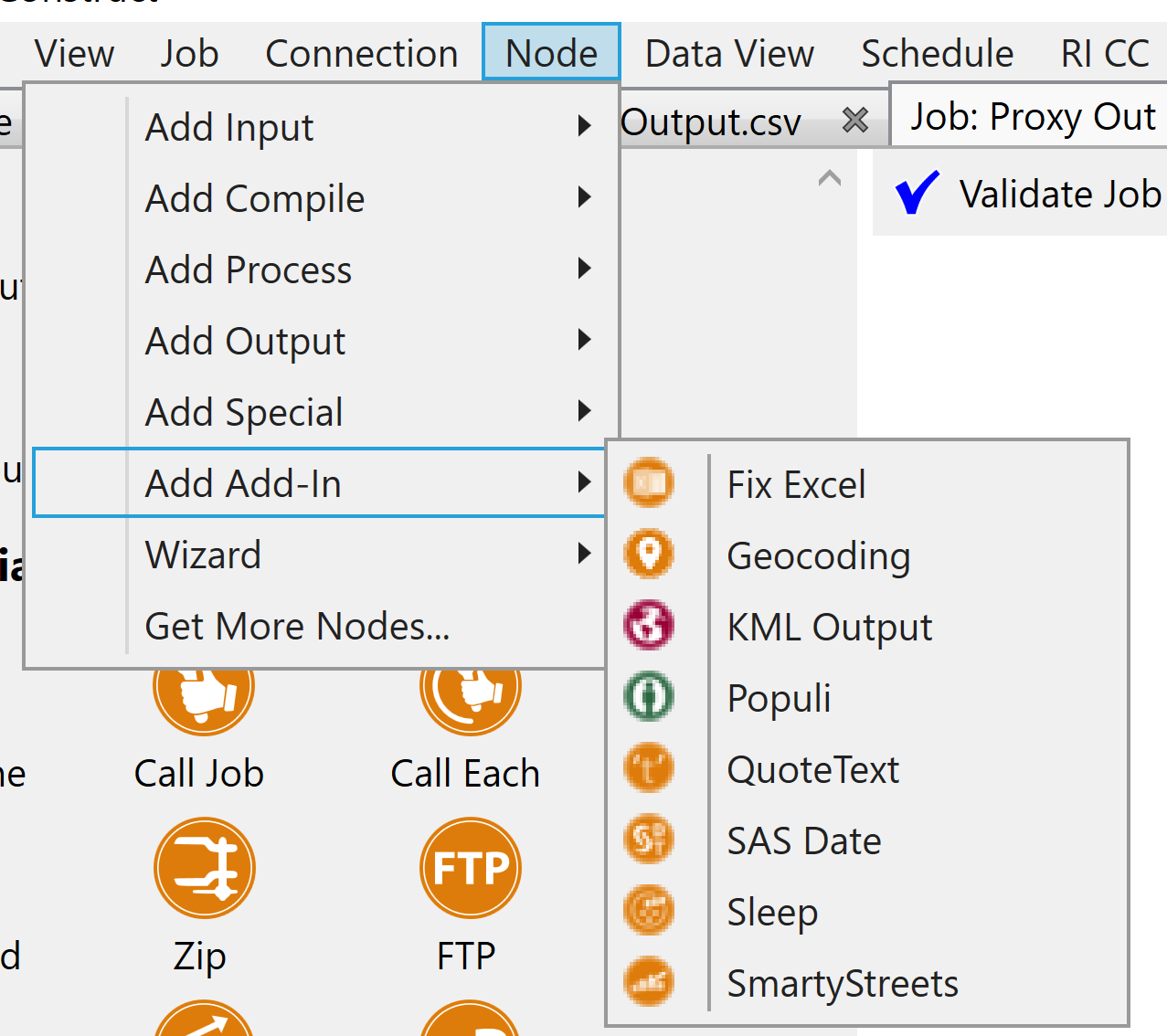Add Custom (Add In) Nodes from the RI CC – EAB Rapid Insight