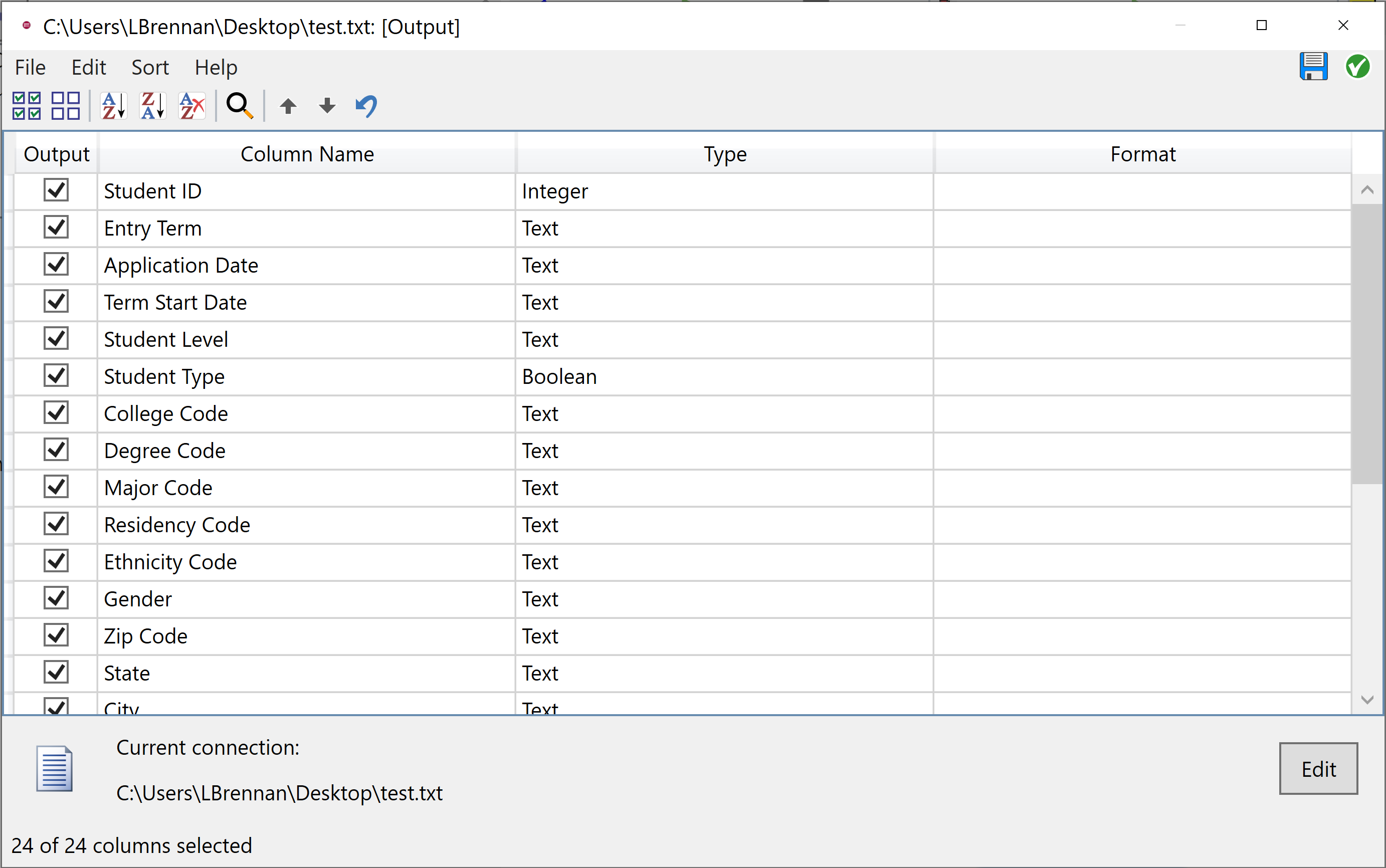 Output Node – EAB Rapid Insight