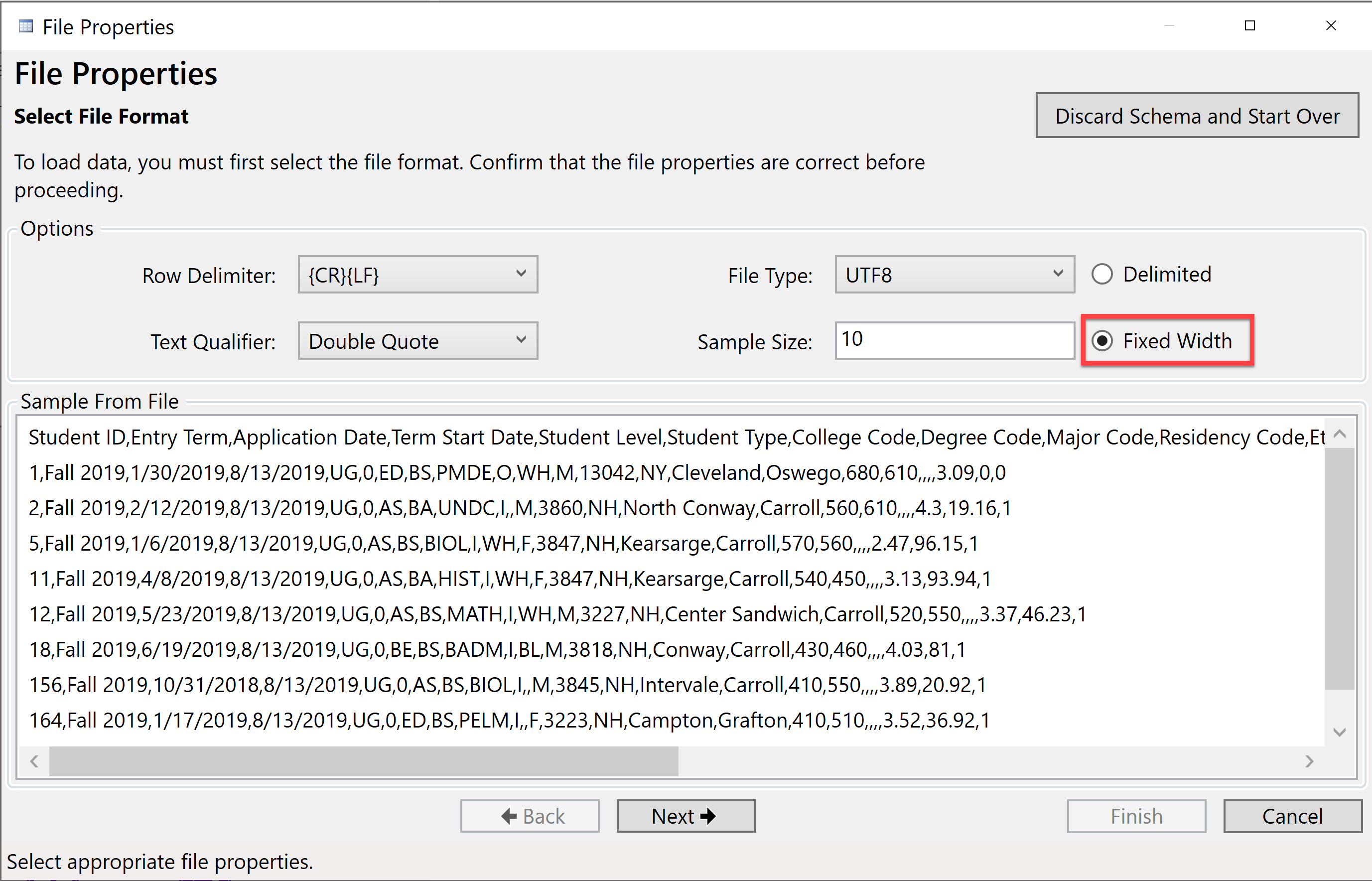 Create a Connection in Construct – EAB Rapid Insight