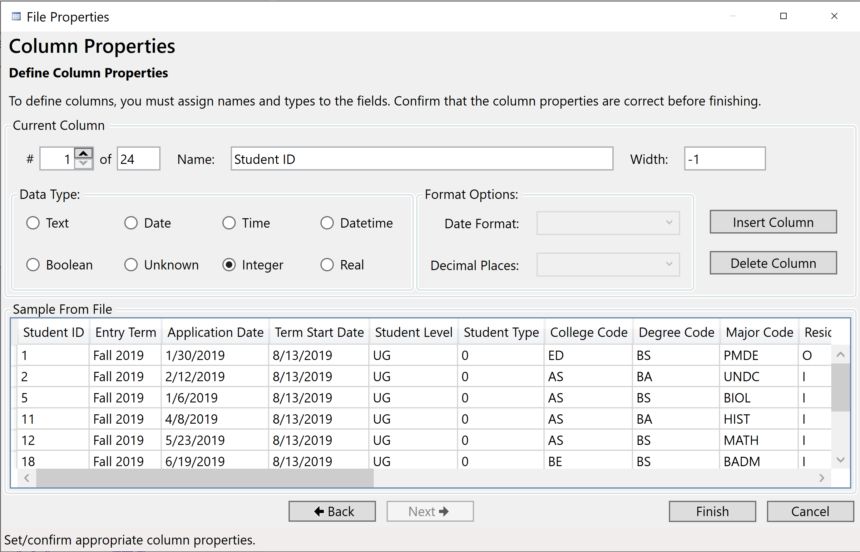 Create a Connection in Construct – EAB Rapid Insight